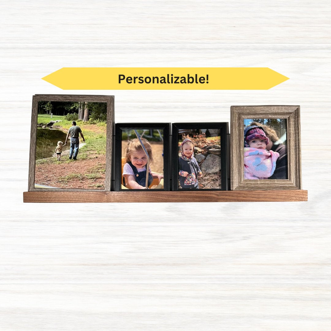 Modern Picture Frame Rail – Rowe Station Woodworks